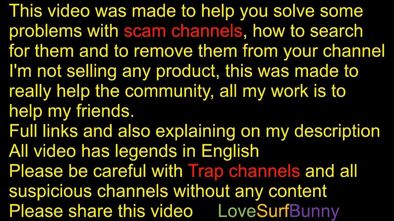 How to find and remove trap channels from your subscriptions | Real ...