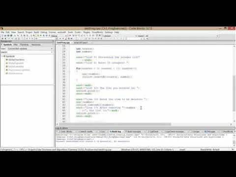 C ArrayListType insertAt removeAll Data Structures & Algorithms - YouTube
