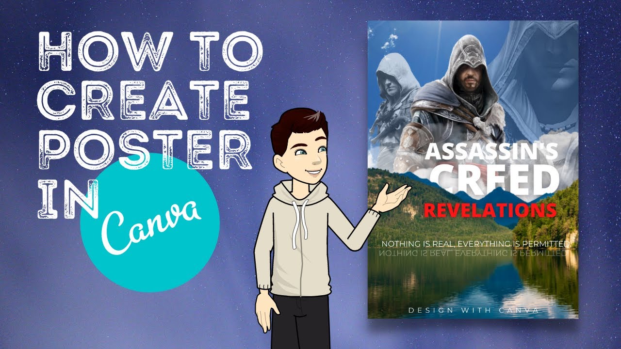 CANA TUTORIAL | GAMING POSTER DESIGN IN CANVA | Software INFO - YouTube