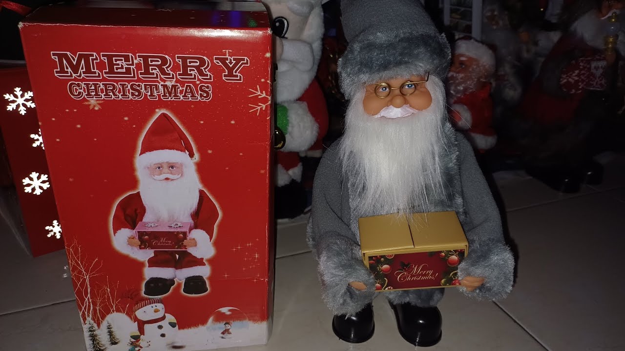 Nuevo Papá Noel musical con luces, Dancing Santa Claus animated 2024 ...