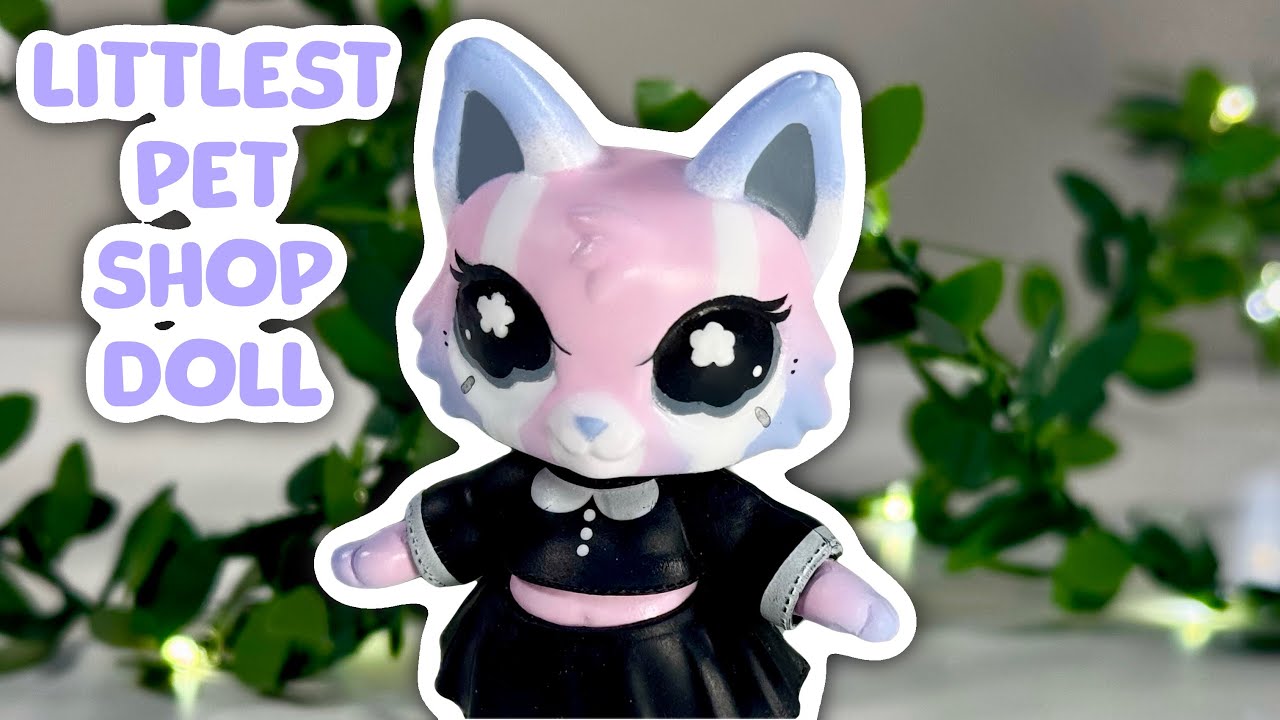 littlest pet shop doll | customize lps with me | lps anthro custom ...