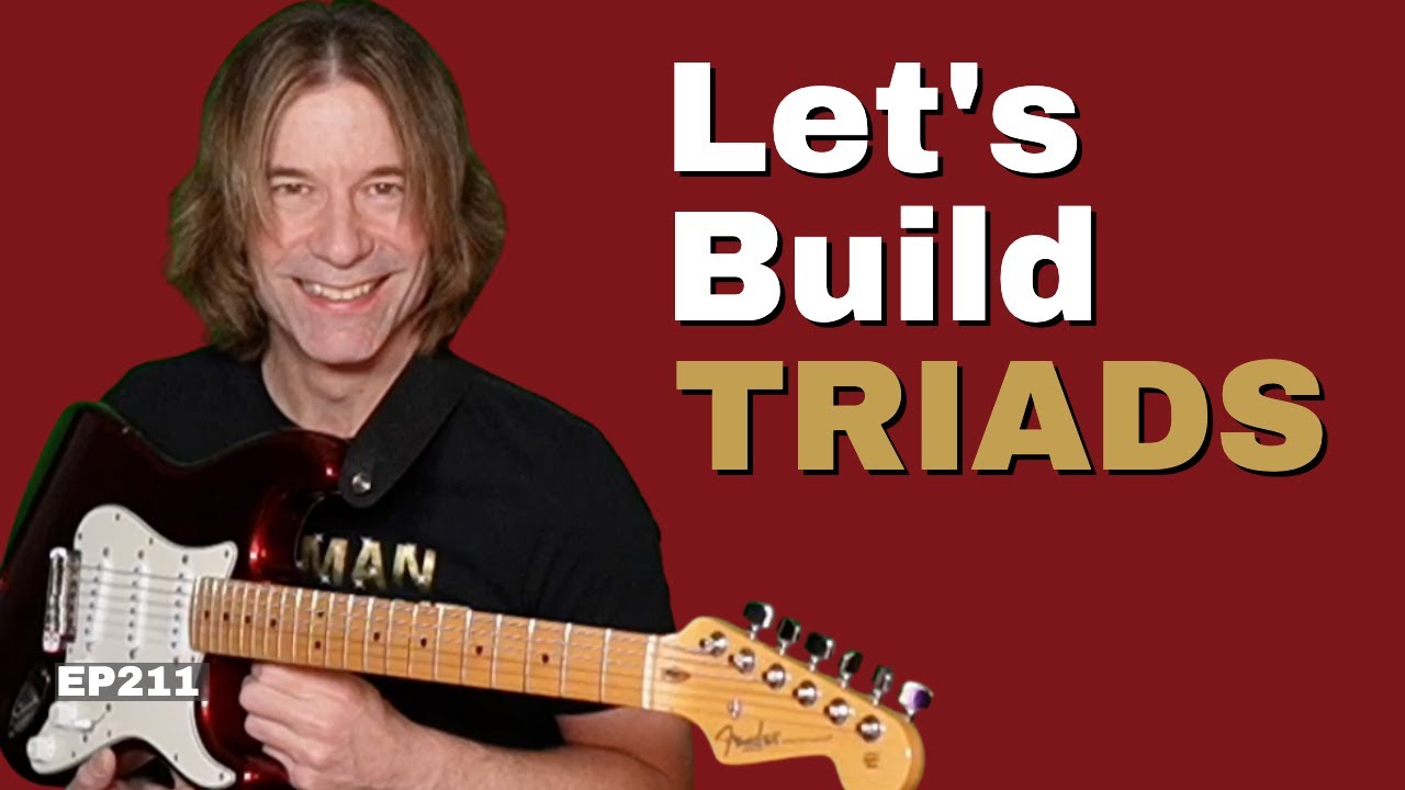 How To build TRIADS all across the fingerboard - YouTube