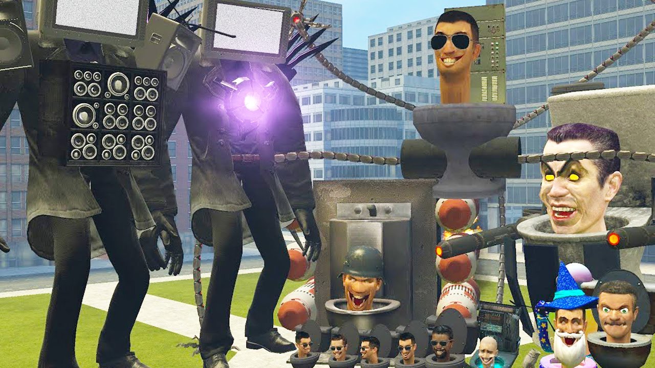 NEW MK2 MECHA TV MAN V2.0 VS SKIBIDI TOILET CLAW V2.0 AND OTHER BOSSES ...