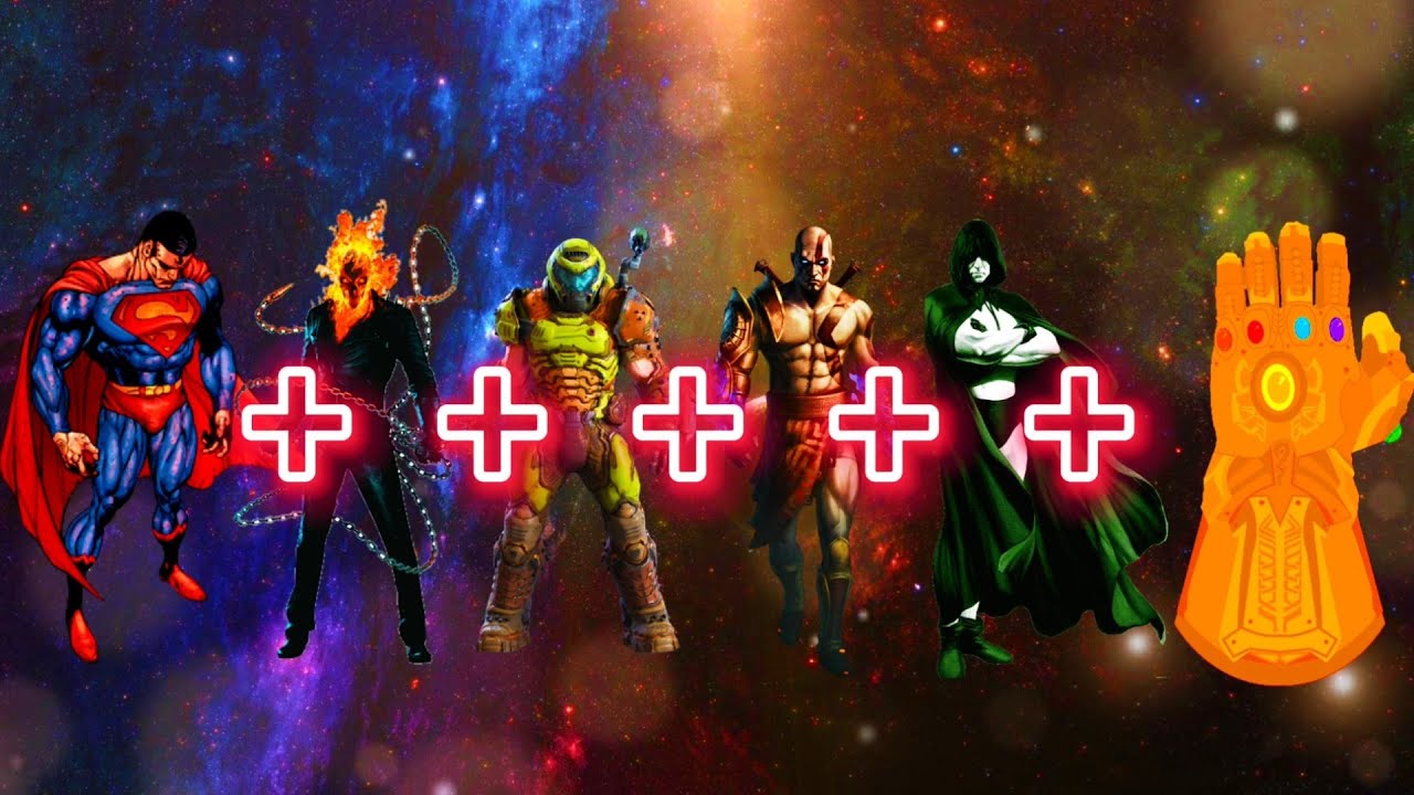 Who is Strongest? | C.A.S + Ghost Rider + Doomguy + Kratos + Spectre ...