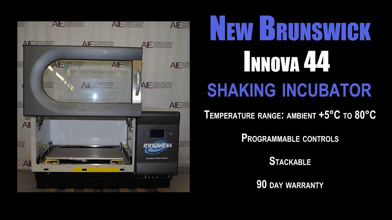 New Brunswick Innova 44 incubator shaker (4389I SHAKER) - YouTube