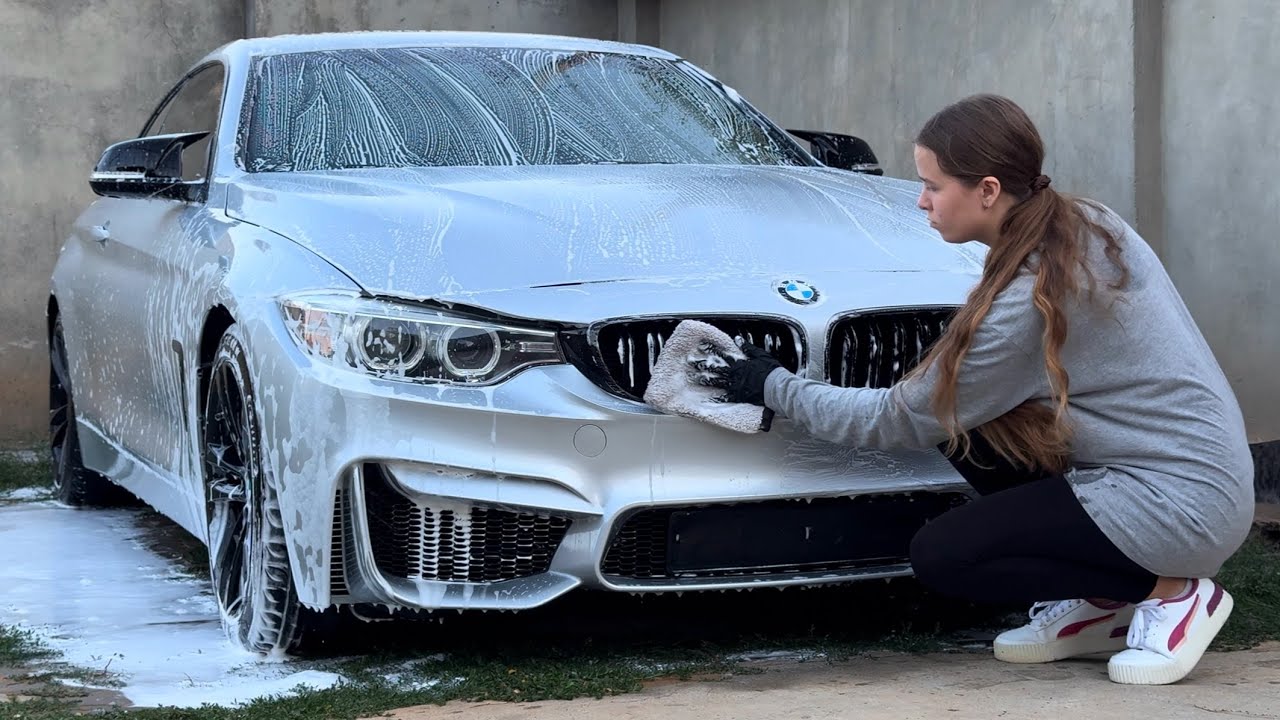 Foam Wash and Exterior Detailing for BMW 4 Series - YouTube
