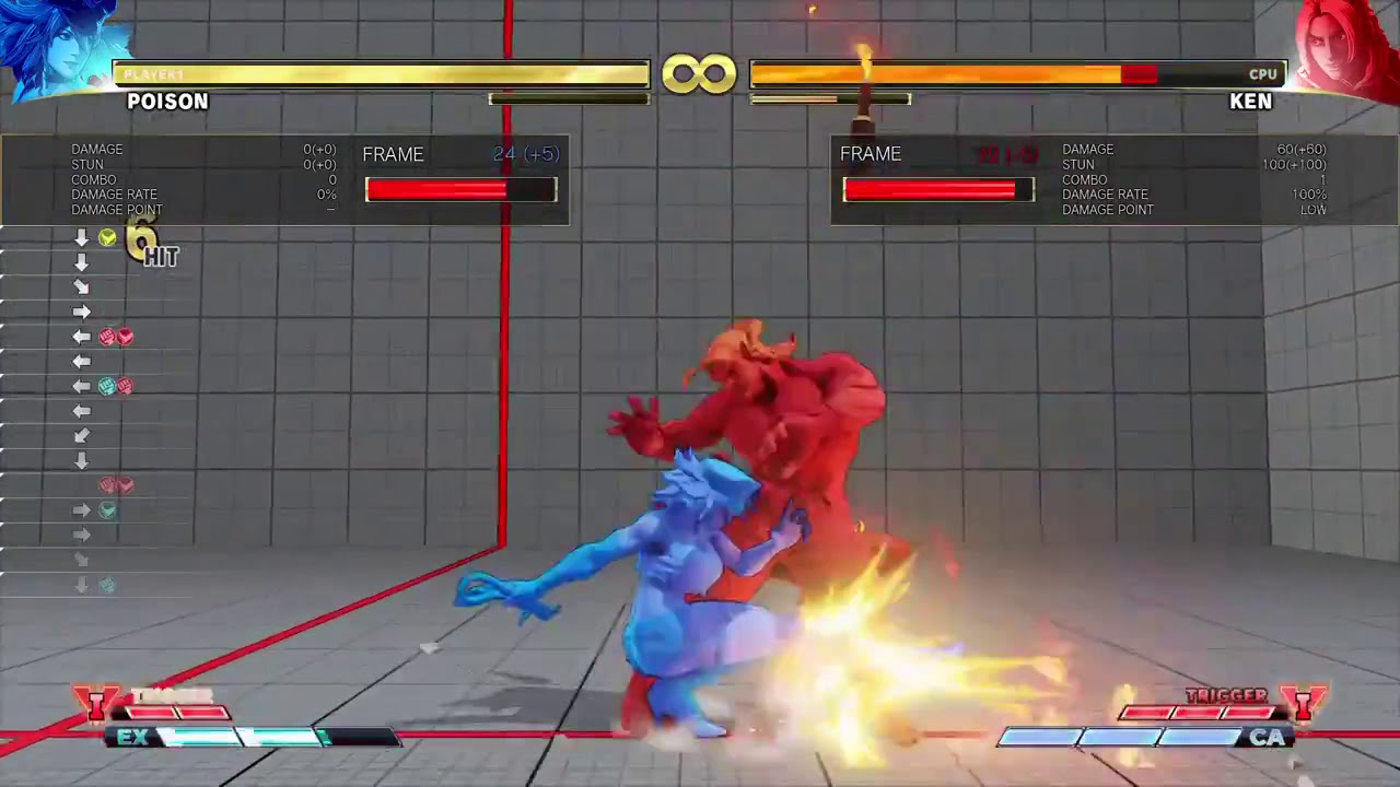 SFV Poison - Combo Mixups - YouTube
