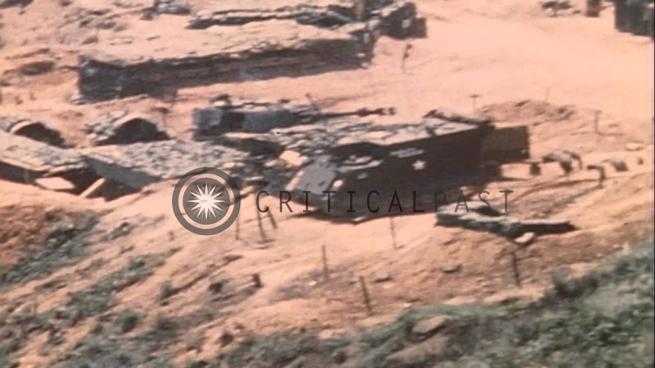 Bunker atop Hill number 88 at Fire Station Base, South Vietnam. HD ...