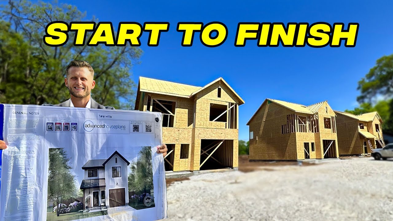 Building A House Start To Finish In 10 Minutes - TIMELAPSE - YouTube