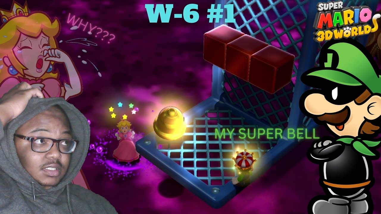 [SM3DW] LUIGI ELIMINATES PEACH OVER A BELL - YouTube