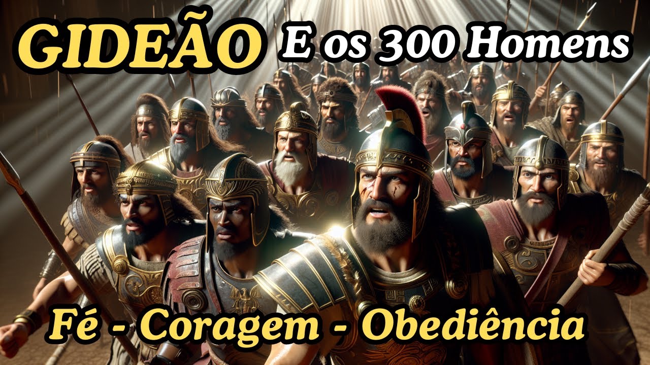 GIDEÃO - O Juiz Que Conquistou Uma Grande Vitória com Apenas 300 Homens ...