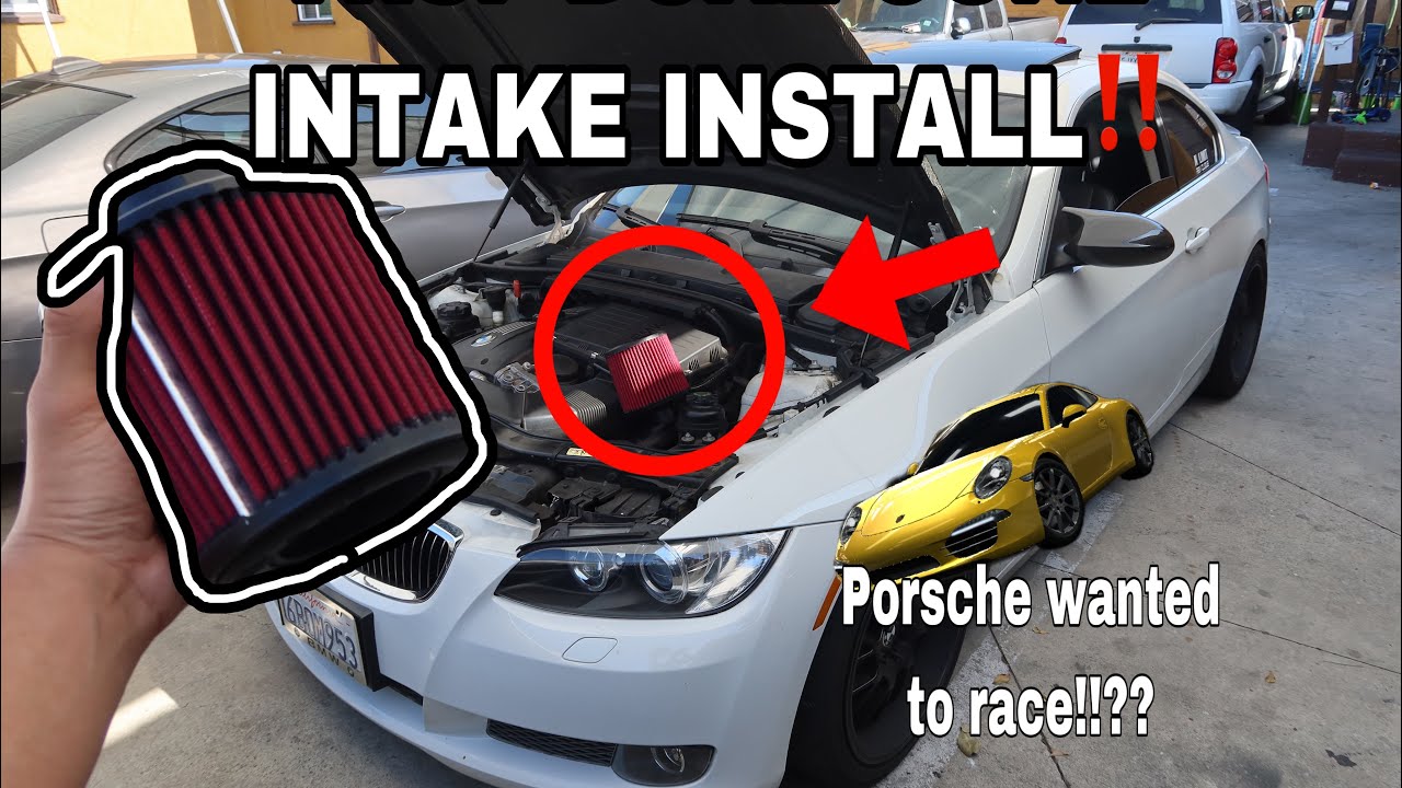 VRSF Dual Cone Intakes Install BMW 335i N54!! Super Easy!!! - YouTube