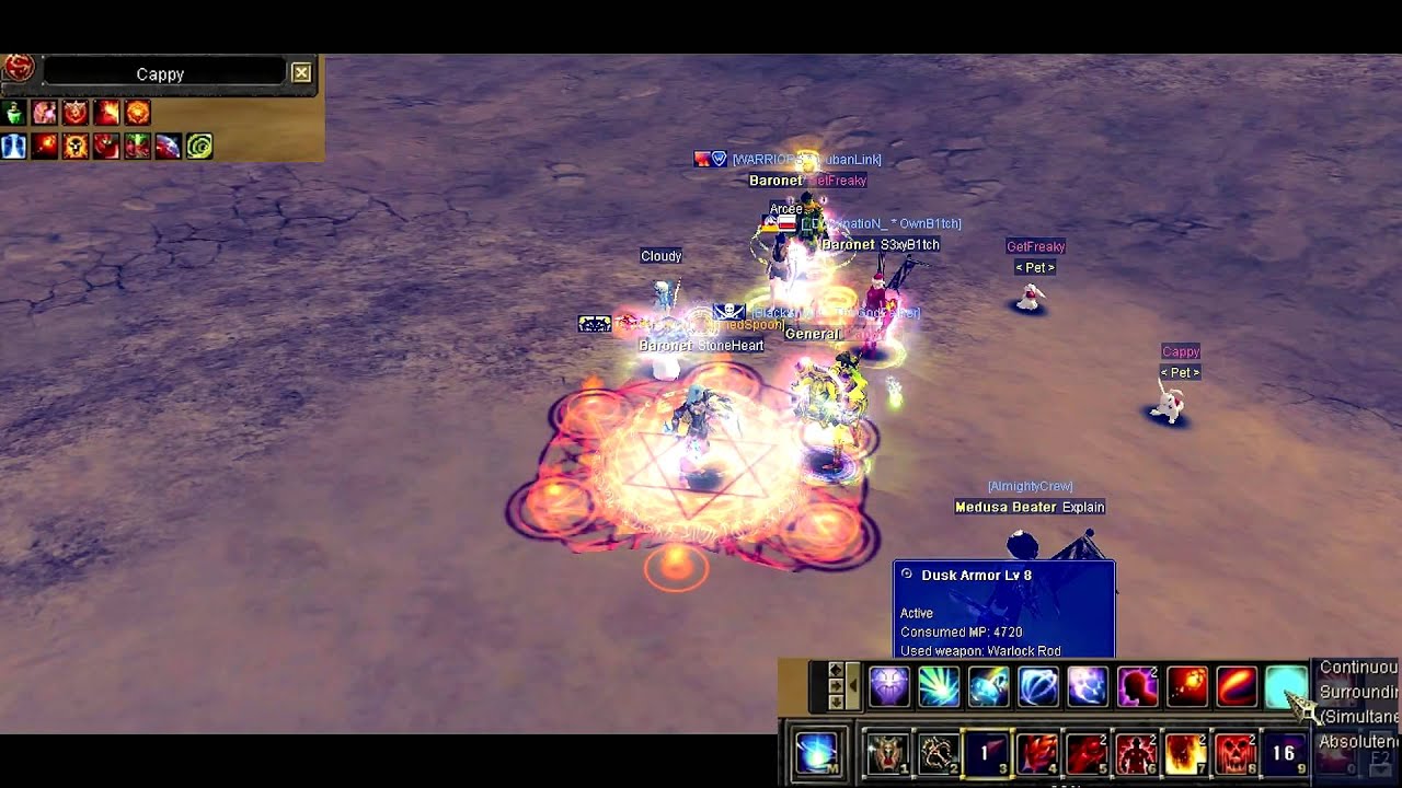 Silkroad Warlock / Cleric Lv100 FF - PvP and grind on Pioneer SRO - YouTube