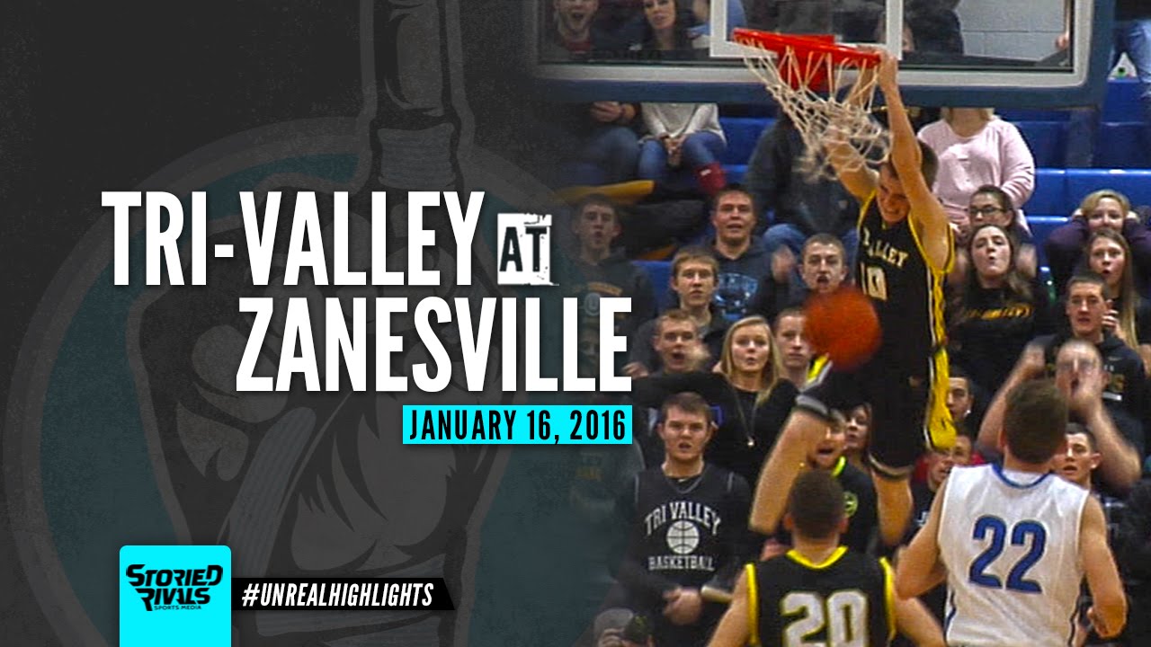 HS Basketball | Tri-Valley at Zanesville [1/16/16] - YouTube