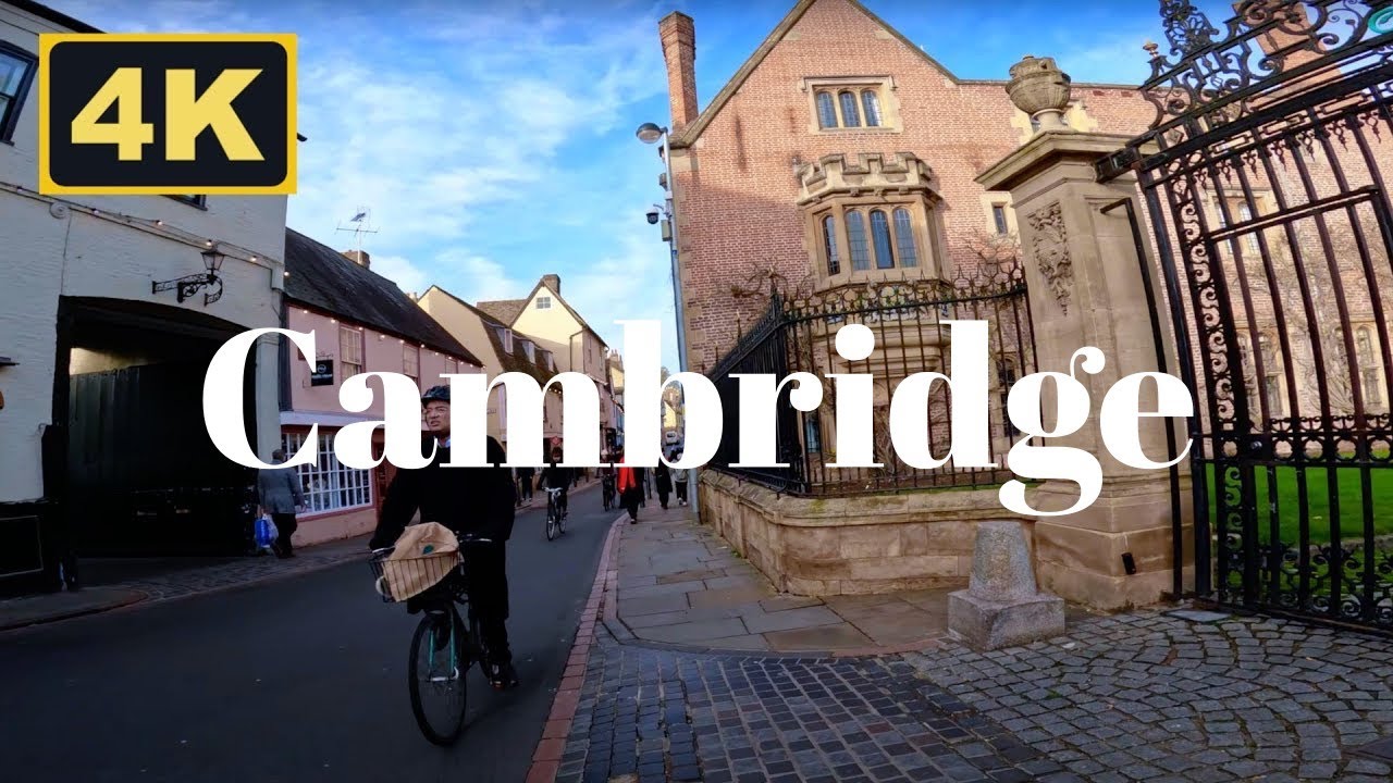 Cambridge, England - 4K Walk - YouTube