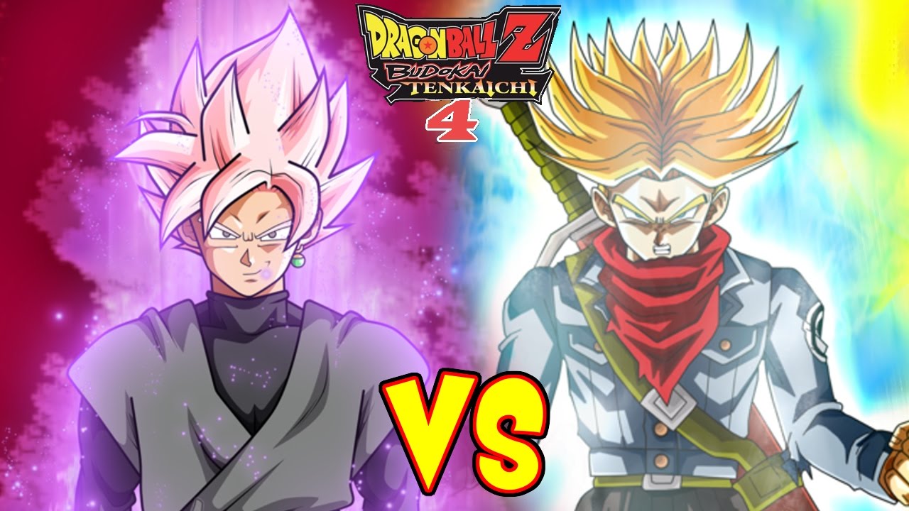 Dragon Ball Z Budokai Tenkaichi 4 : BLACK GOKU SUPER SAIYAJIN ROSE VS ...