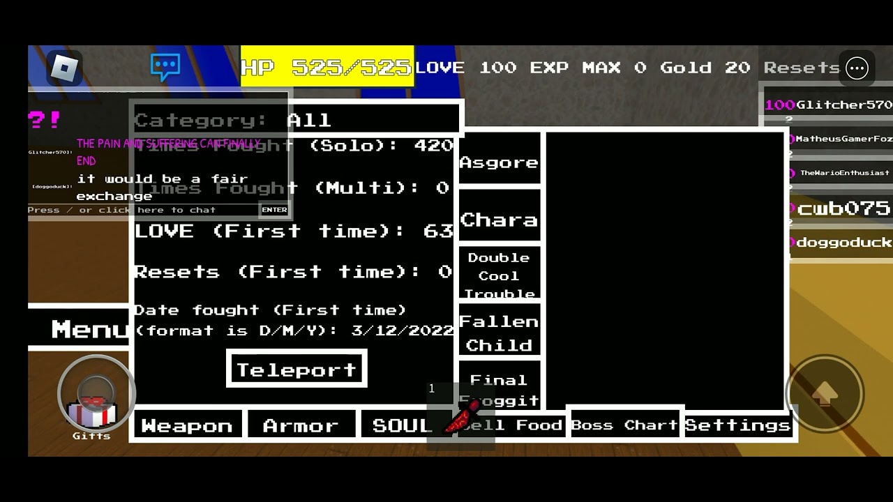 undertale legacy mania buying rancer stuff - YouTube