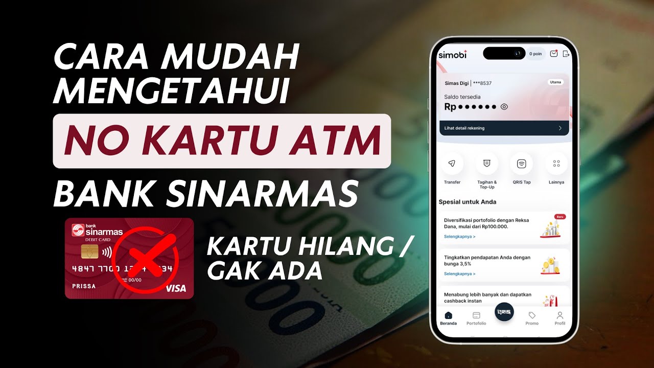 Tips Cerdas: Cek Nomor Kartu ATM Bank Sinarmas Tanpa ke CS - YouTube