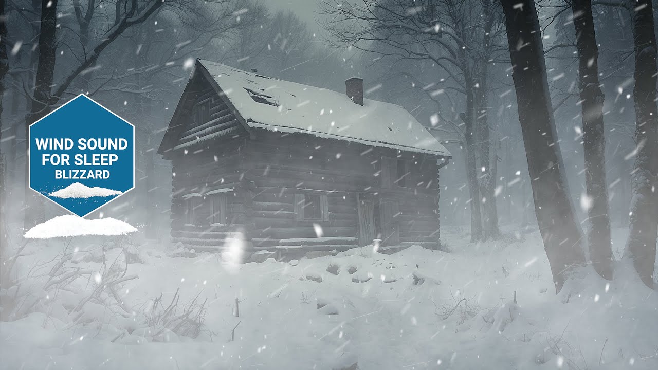 ️Winter Storm in a Mountain House | Blizzard Sounds for Sleeping - YouTube
