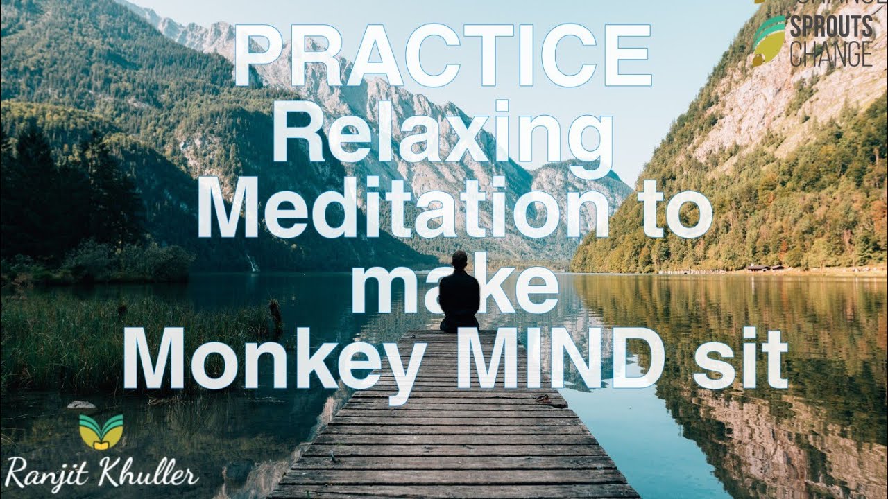 PRACTICE Relaxation Meditation to make monkey MIND sit - YouTube