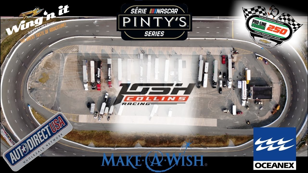 NASCAR Pinty's series at eastbound speedway " proline 250 " - YouTube