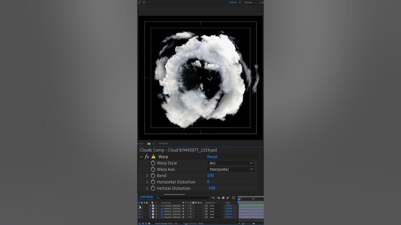 Clever idea to create a clouds tunnel in After - YouTube