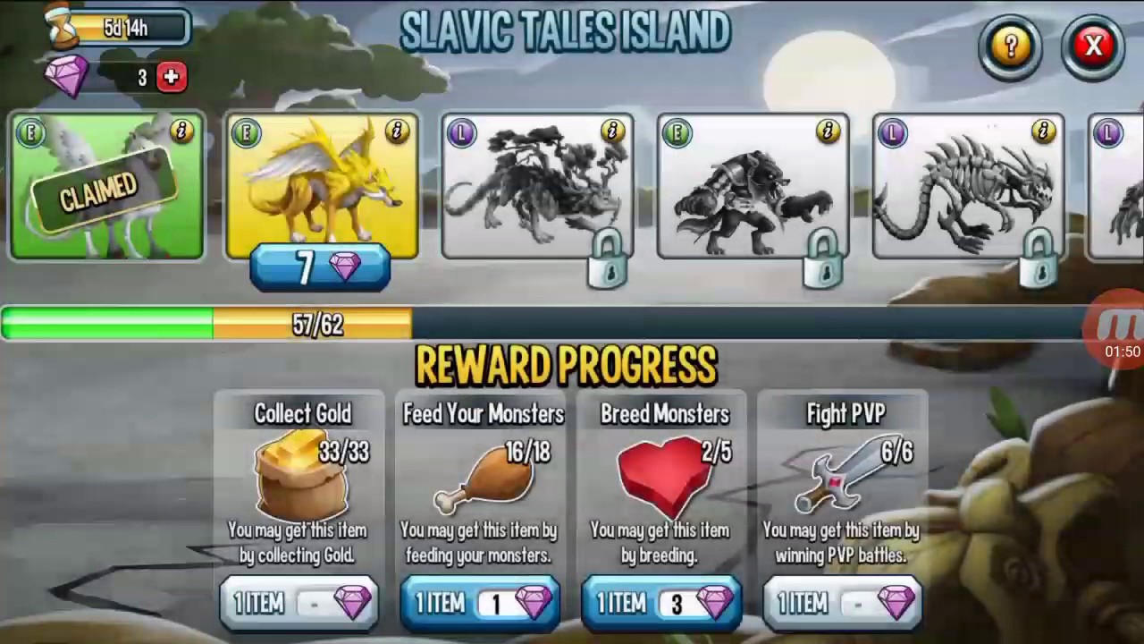 trying to get semargl in monster legend - YouTube