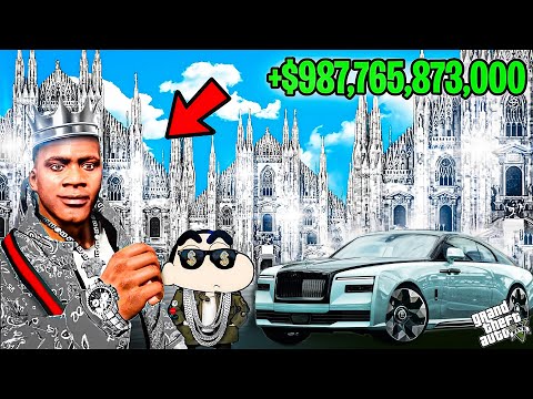 FRANKLIN TOUCH ANYTHING BECOME GOLD AND DIAMOND ll EVERYTHING IS FREE IN GTA 5!