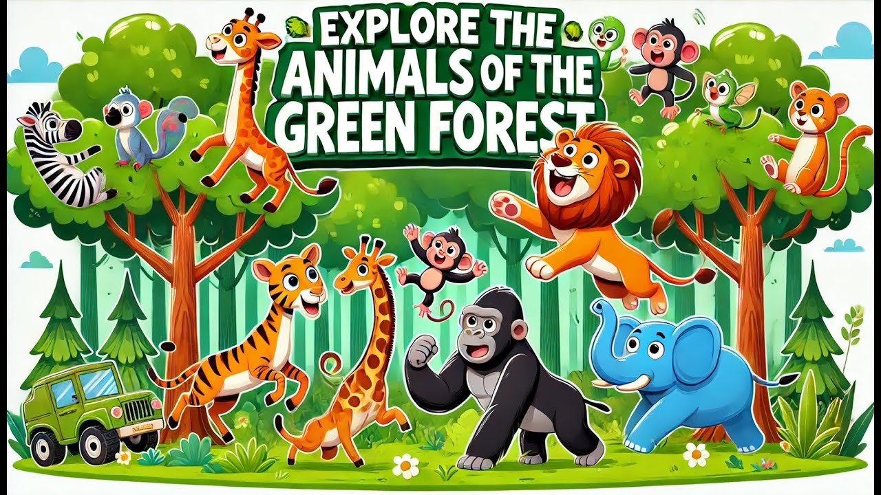 Fun Forest Animal Adventure | Meet Tigers, Lions, Elephants & More ...