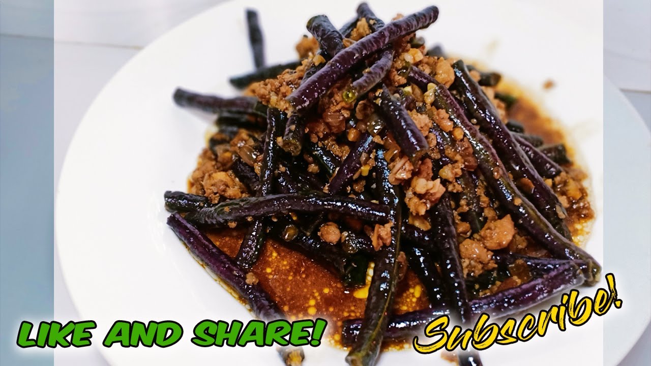 EASY TO COOK | RED STRING BEANS RECIPE - YouTube