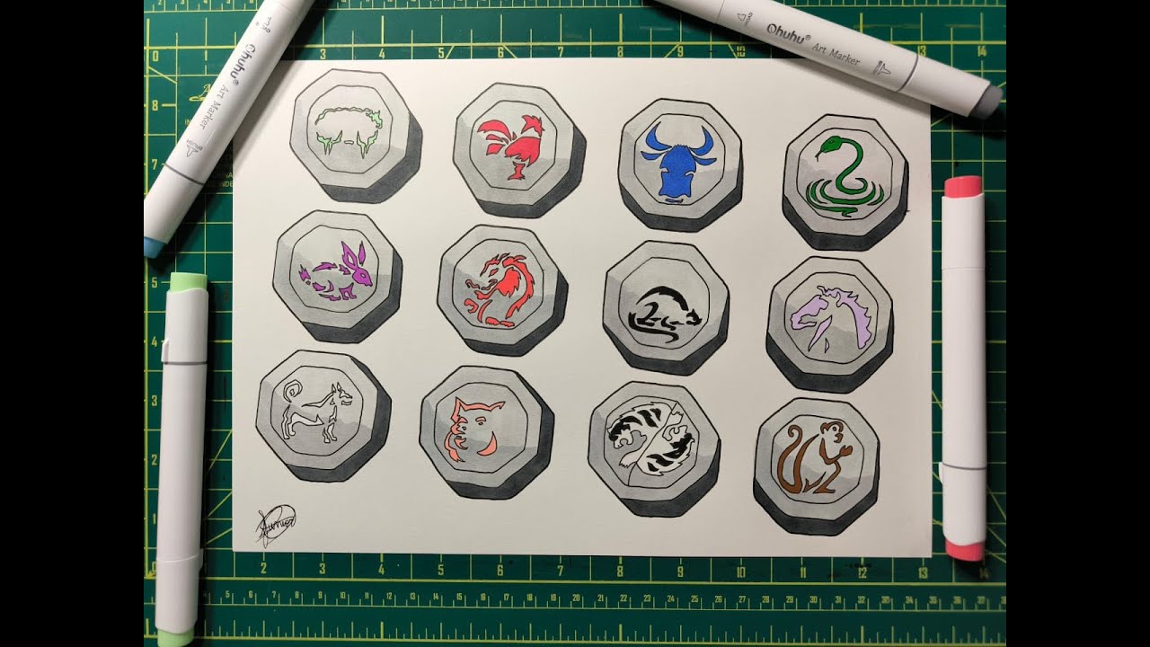 Speed Drawings Talismans - Jackei Chan Adventures - YouTube