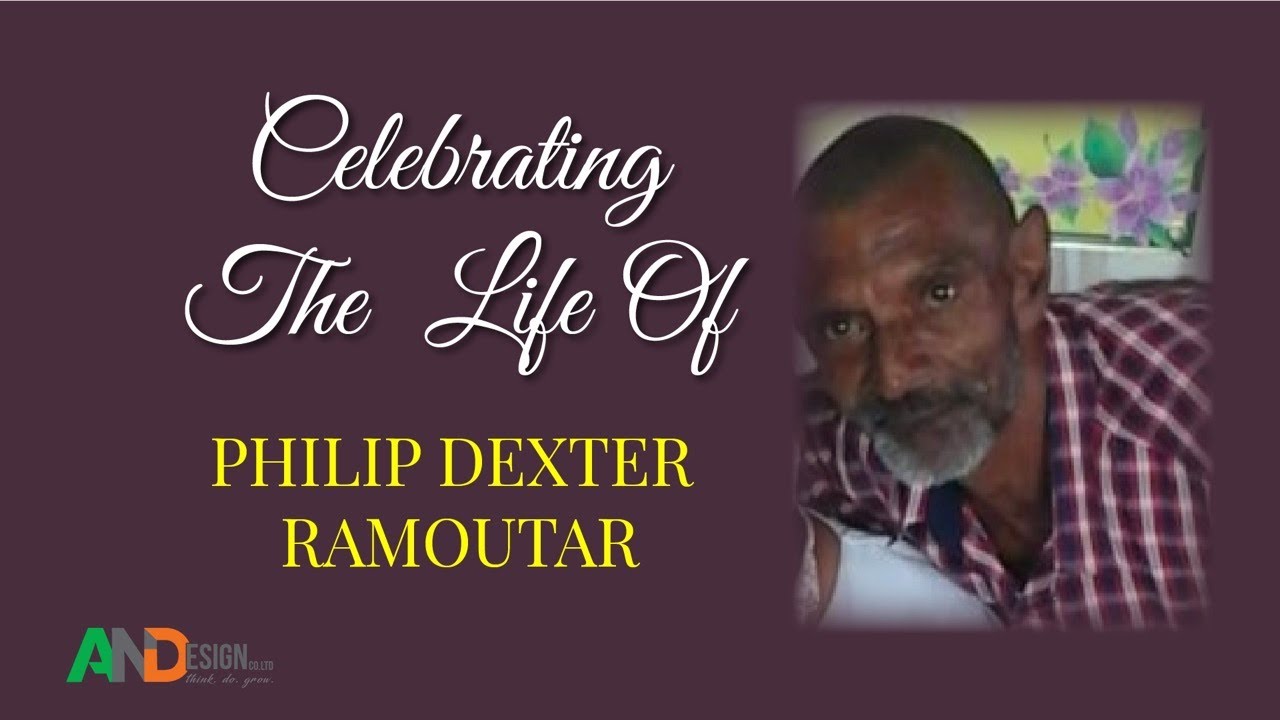 The Funeral Service of Philip Dexter Ramoutar - YouTube