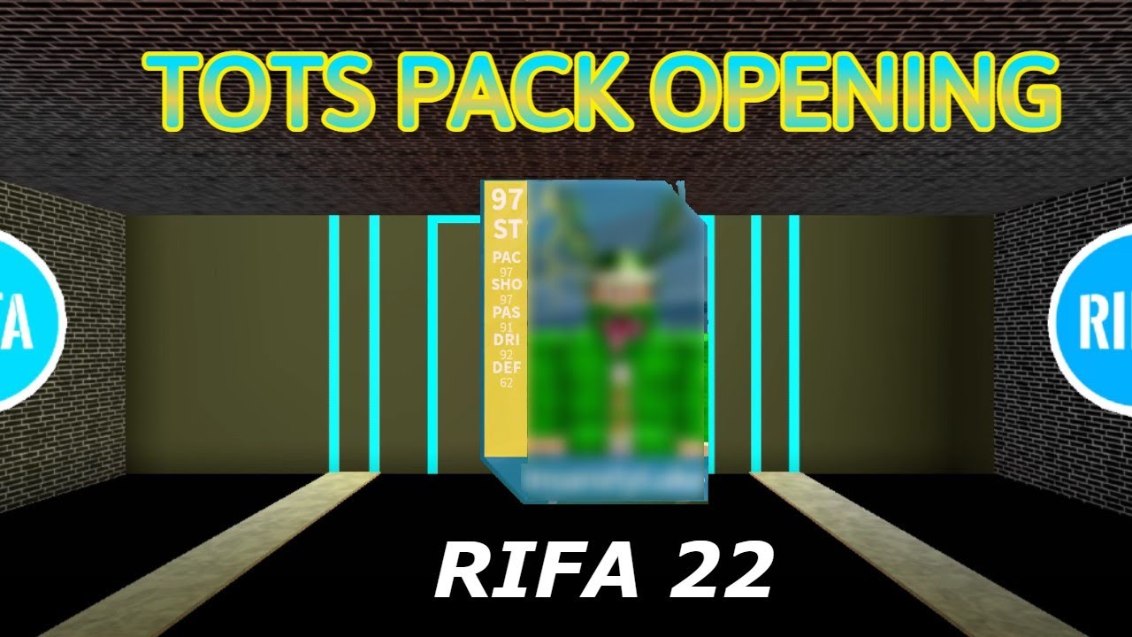 OP TOTS PACK OPENING IN ROBLOX FIFA 22 [RIFA 22] - YouTube