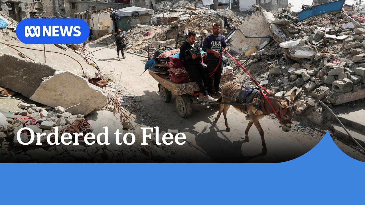 Israel ushers thousands of Palestinians out of northern Gaza | ABC NEWS ...
