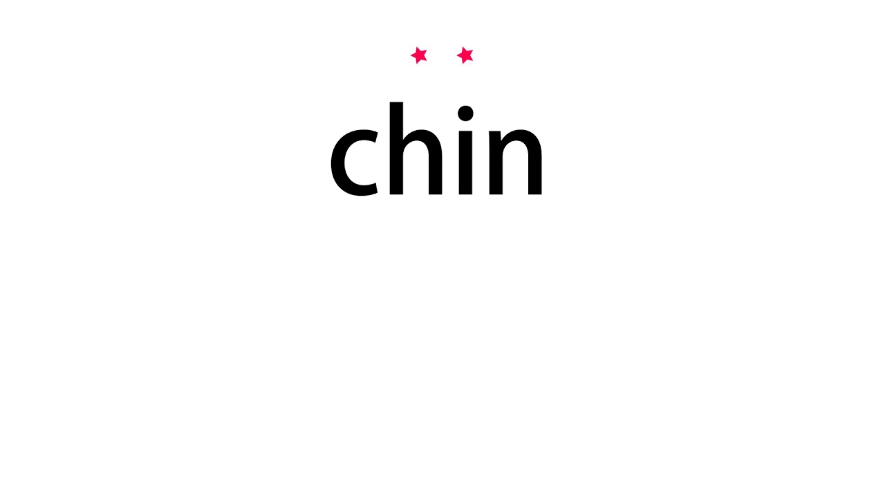 How to pronounce chin - Vocab Today - YouTube