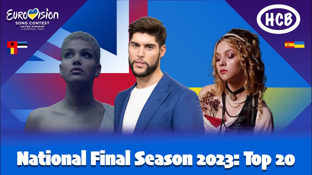 Eurovision 2023 National Final Season | Top 20 (🇦🇱🇪🇪🇷🇴🇪🇸🇺🇦) - YouTube