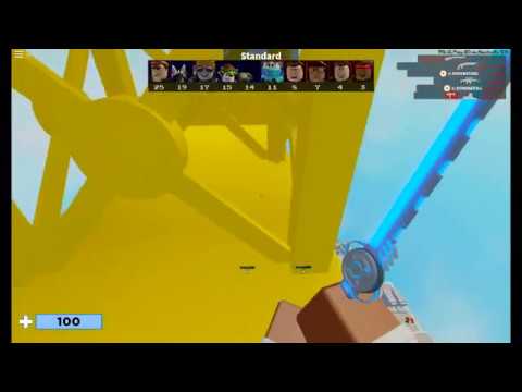 roblox arsenal: how to get on the crain in dizzy. - YouTube