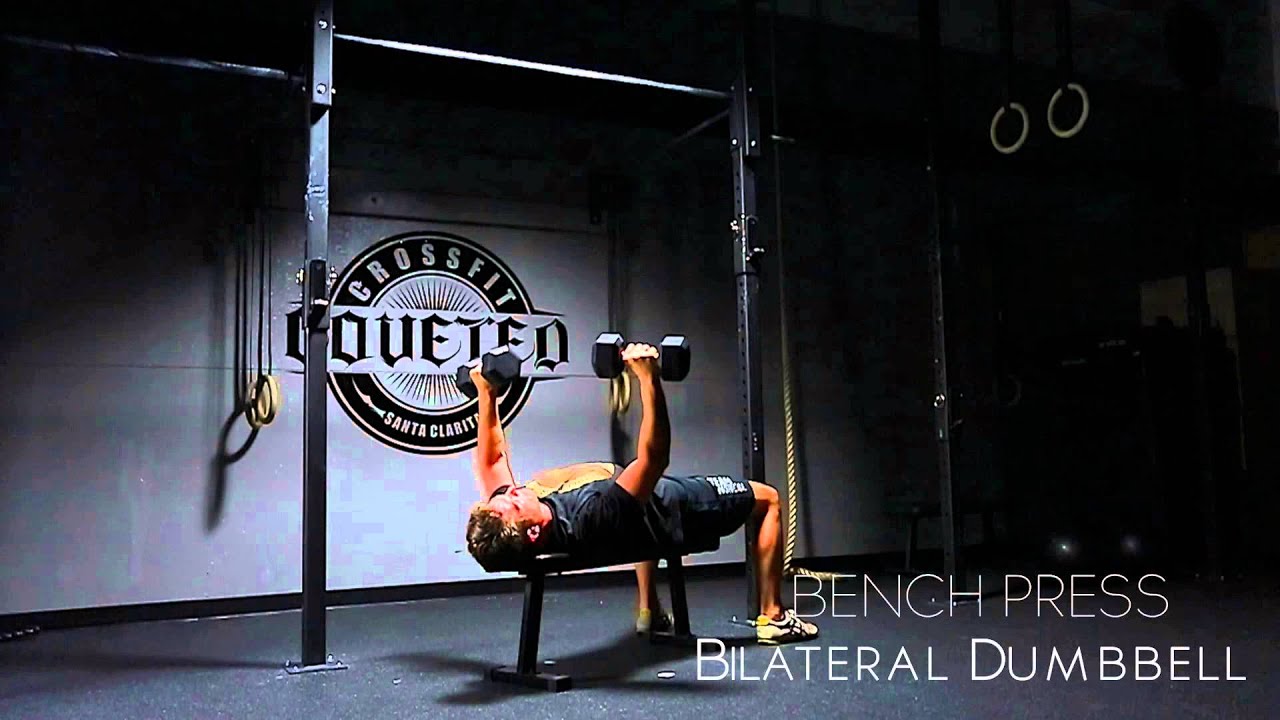BILATERAL DUMBELL PRESS DEMO - YouTube