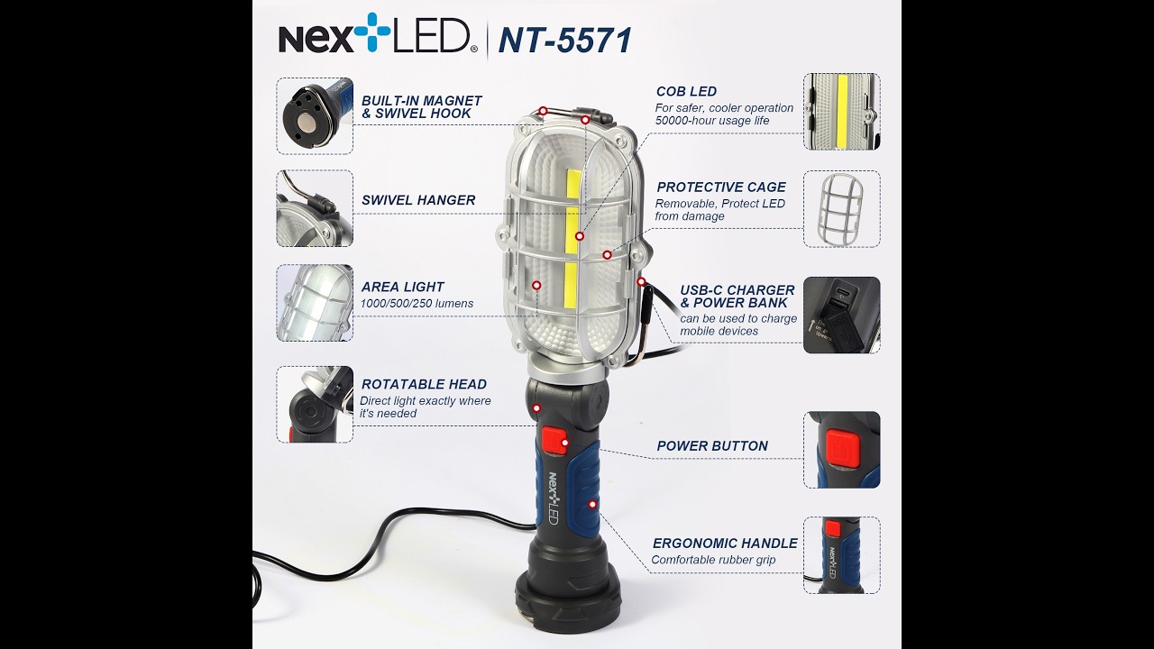 Introducing the NextLED Cordless LED Drop Light - The Ultimate Lighting ...