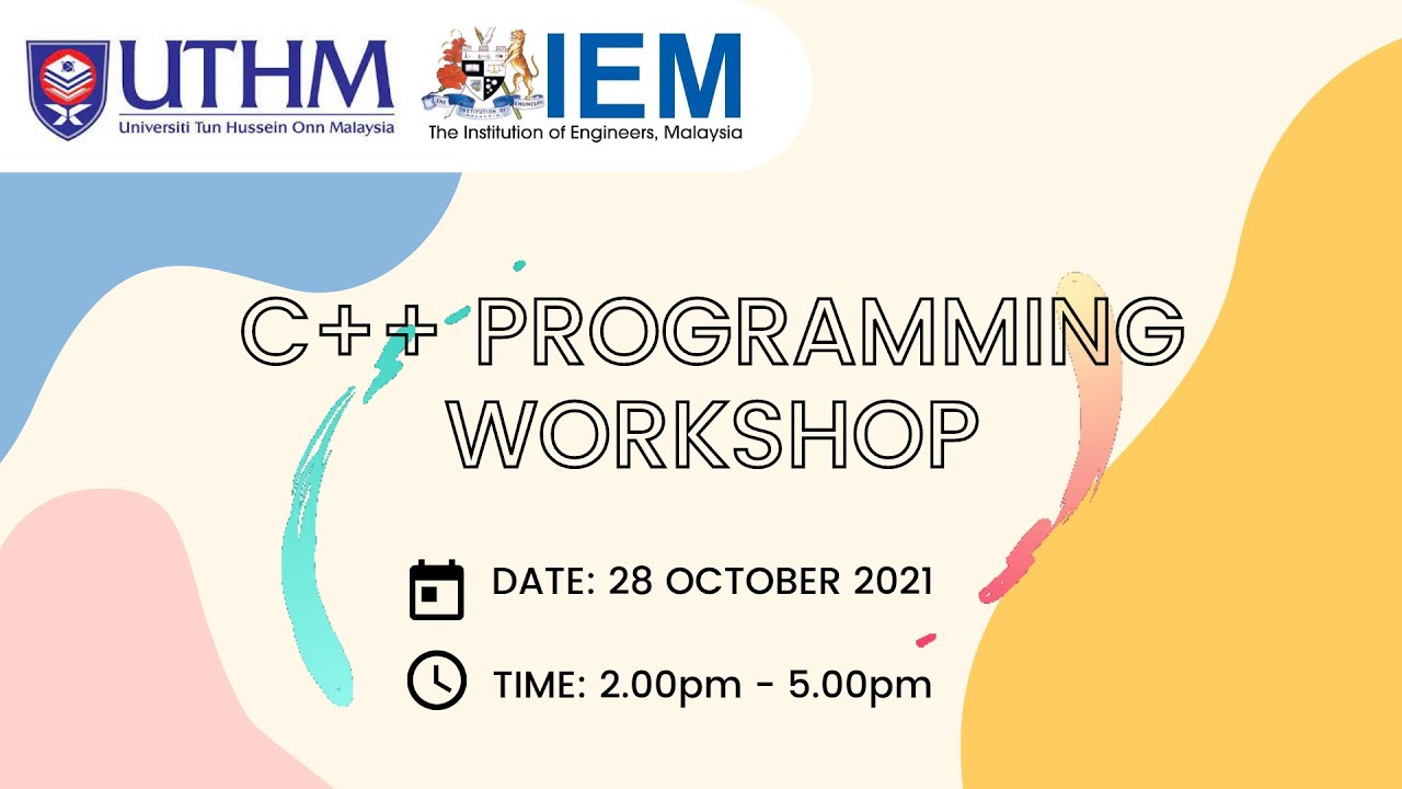 C++ PROGRAMMING WORKSHOP - YouTube