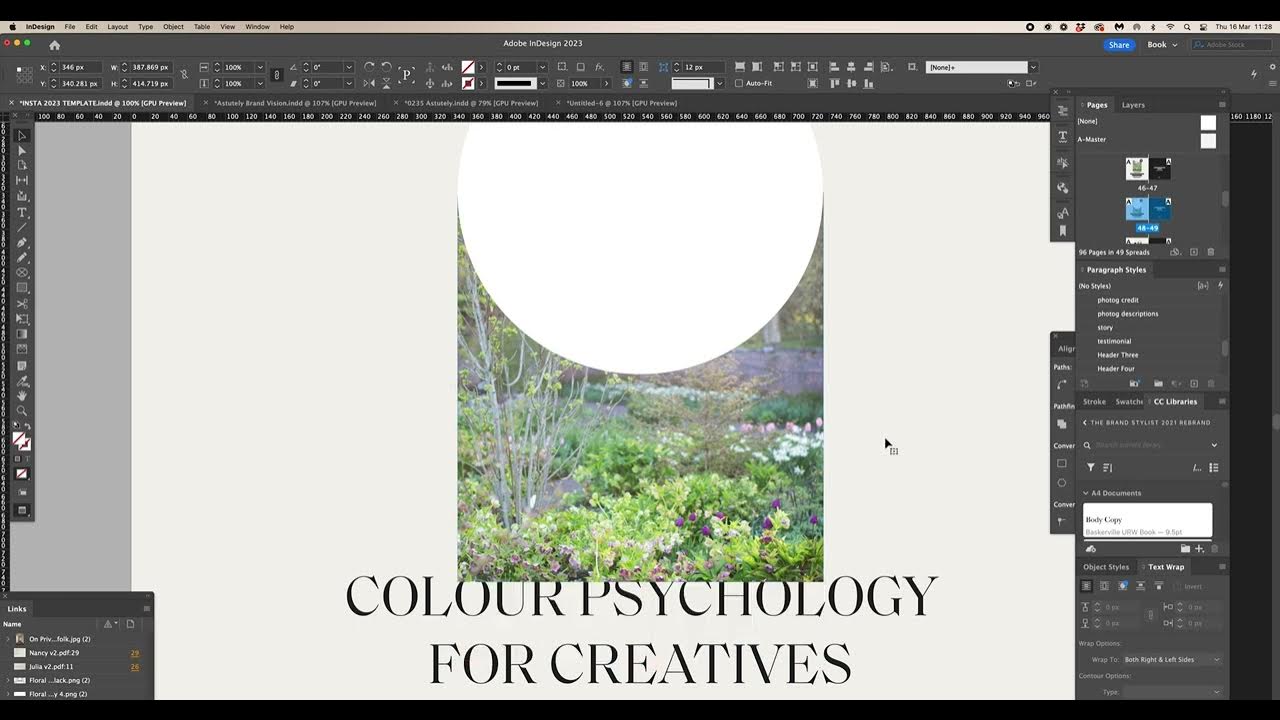 How to Create an Arch Shape in Adobe InDesign using simple Circle and ...