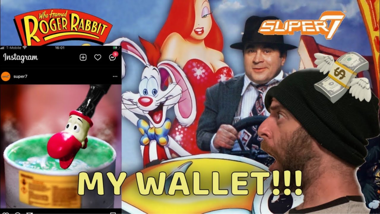 HOLY CRAP!! New ROGER RABBIT line from SUPER7!! Wallet going in the dip ...