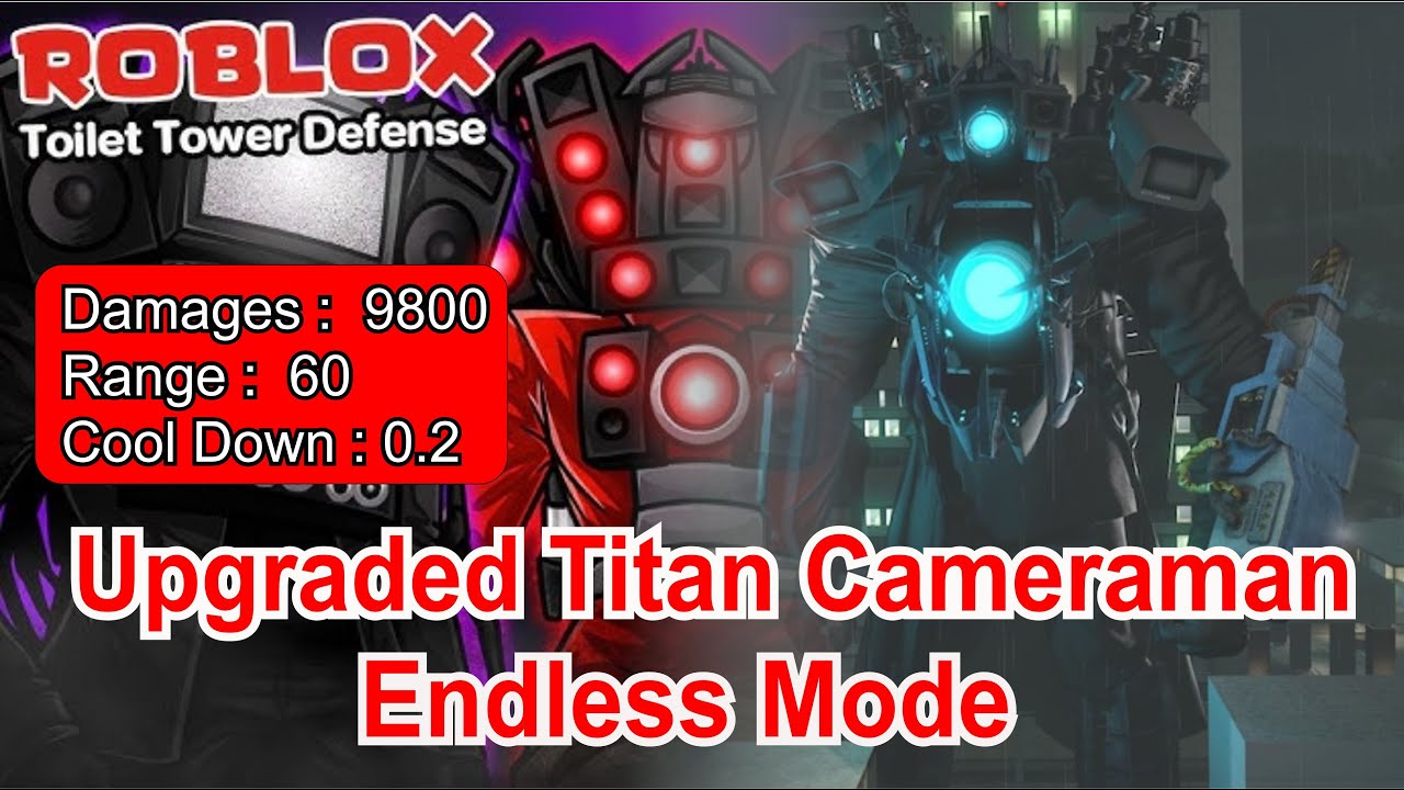 Upgraded Titan Cameraman ( Toilet Tower Defense ) - YouTube
