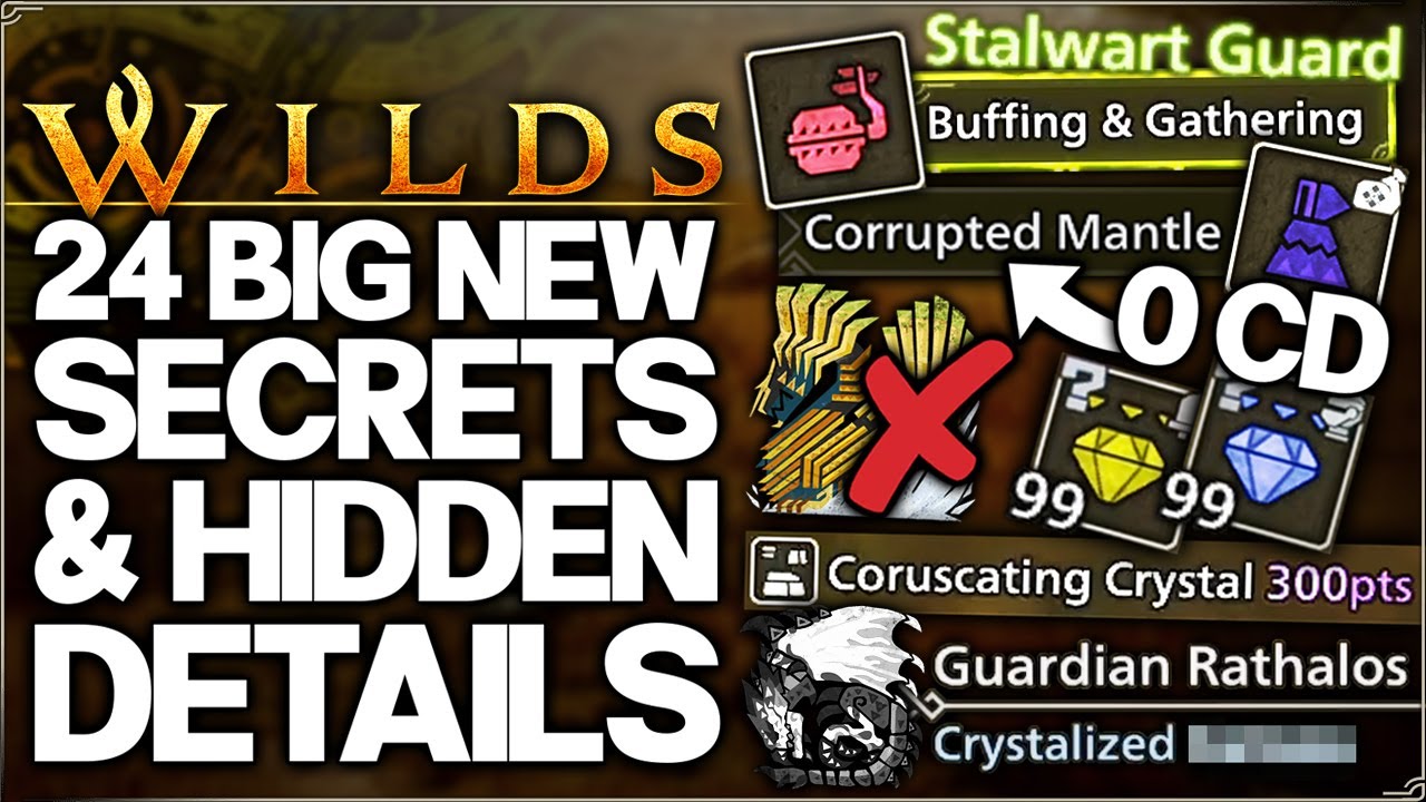 Monster Hunter Wilds - New Crystalized Guardian Monsters Found - 24 ...