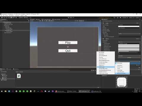 Unity 3D: Main menu - Easy - YouTube