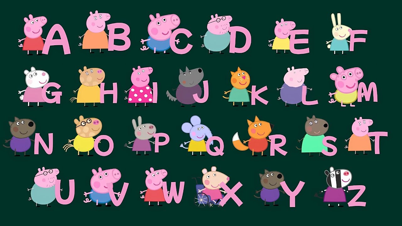 Peppa Pig ABC Phonics Songs Compilation | Learn ABCs with Peppa Pig ...