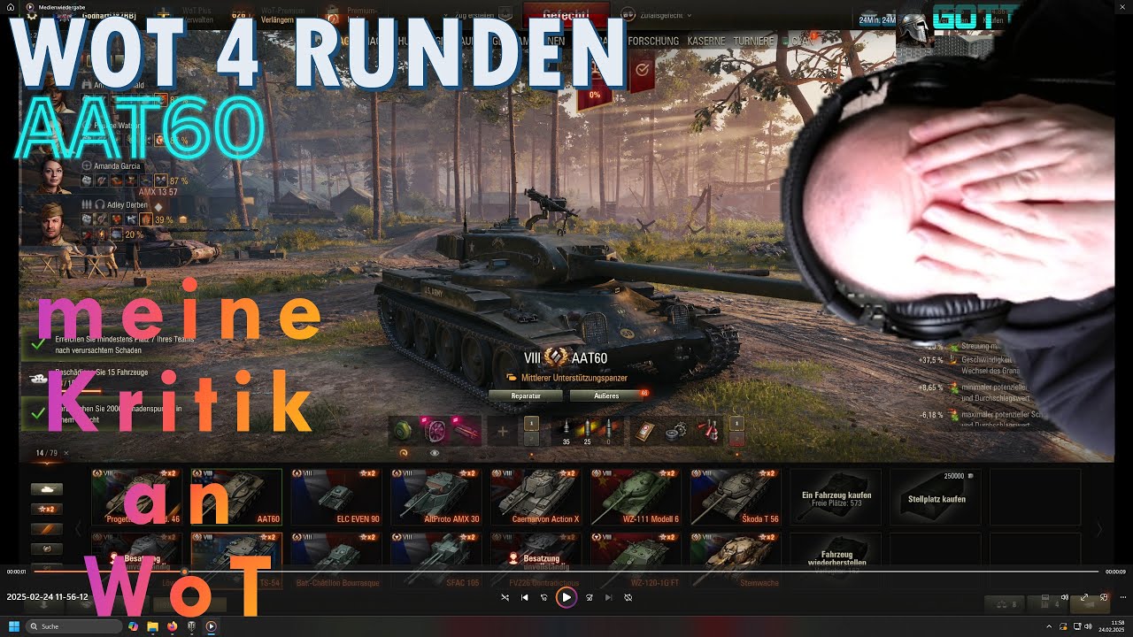 Wot 4 runden AAT60 und meine Kritik an WOT - YouTube