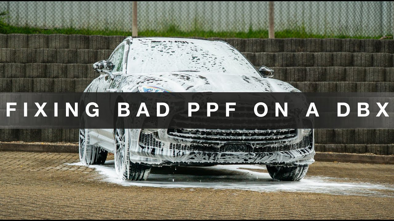 Fixing Bad PPF on a £250,000 Aston Martin DBX 707 | Detailing & Paint ...