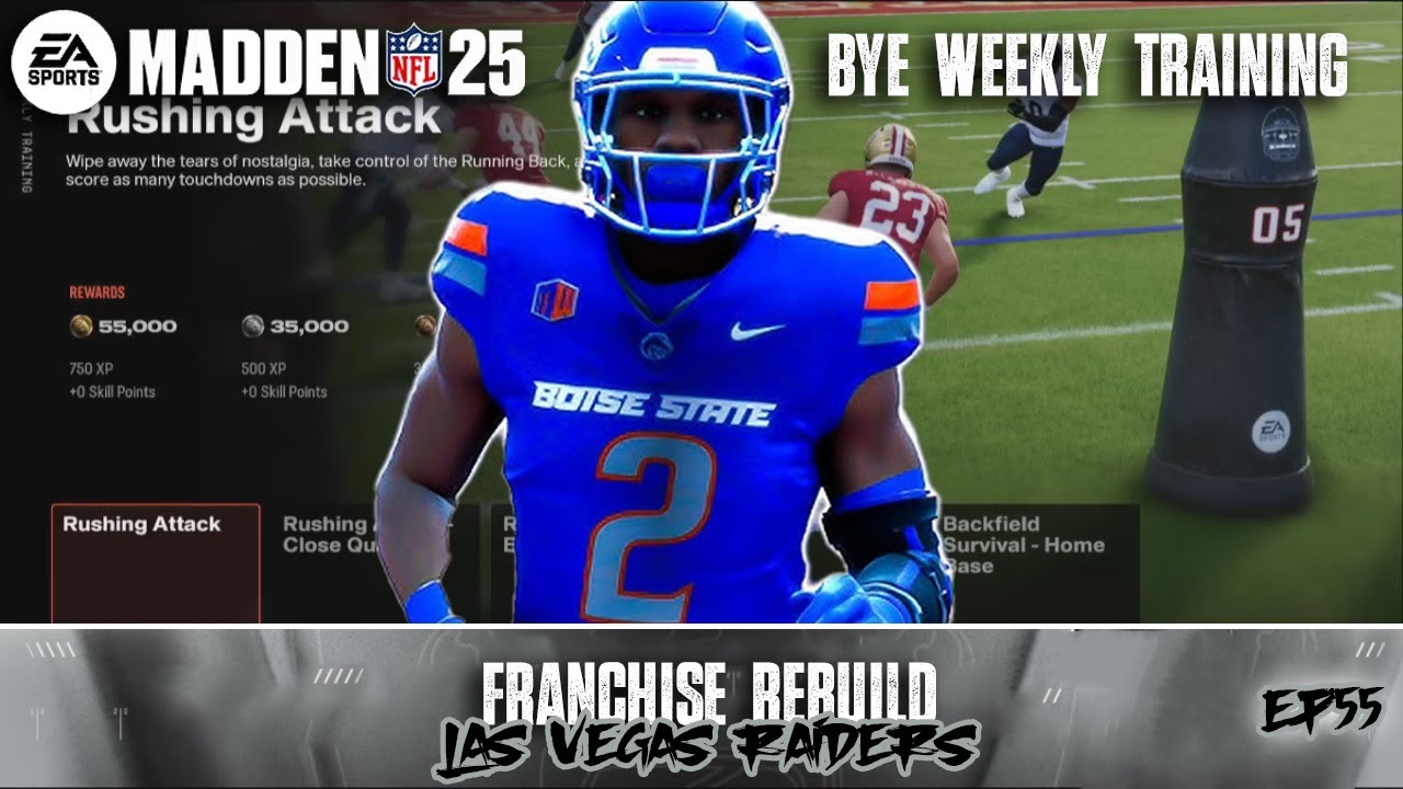 Madden 25 Franchise Rebuild Episode 55 | Bye Weekly Training - YouTube