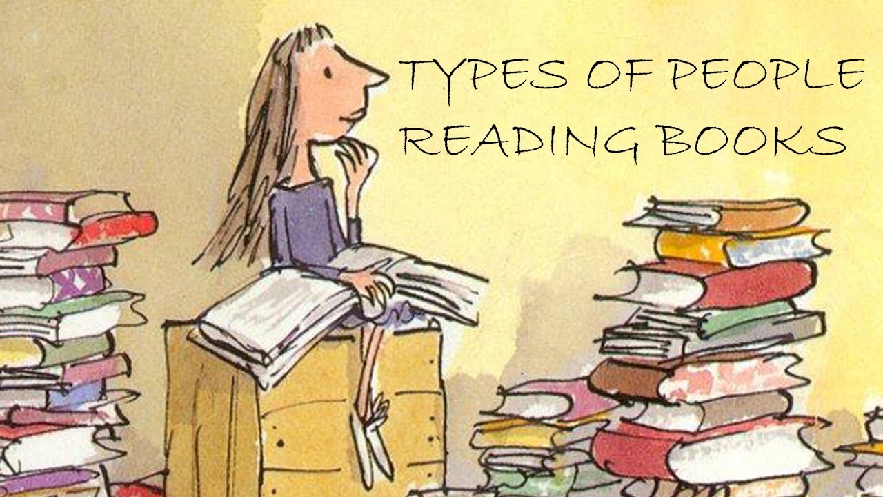 Types of People Reading Books - YouTube